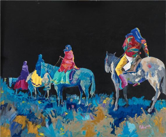 Malcolm Furlow | Four Riders | MutualArt