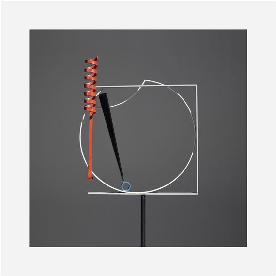 Fletcher Benton | Pole Drawing (1988) | MutualArt