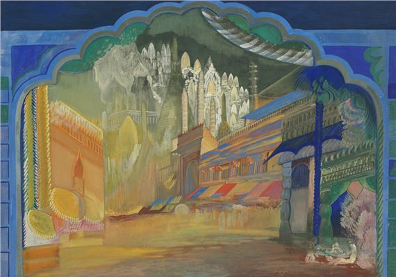 Ludolfs Liberts | Set design by Leo Delība for the opera “Lakmē (1927 ...