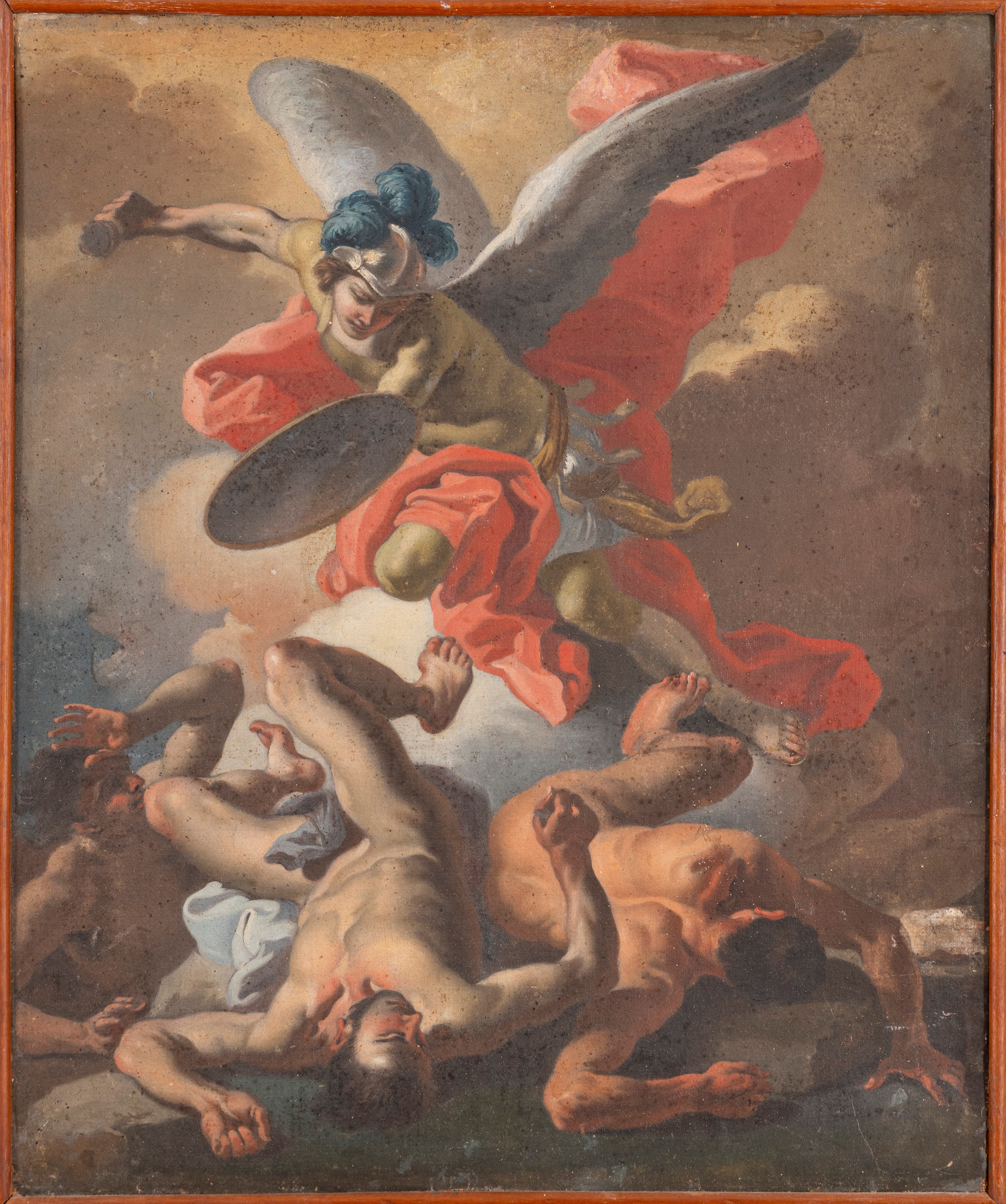 Francesco de Mura | Archangel Michael defeats demons | MutualArt