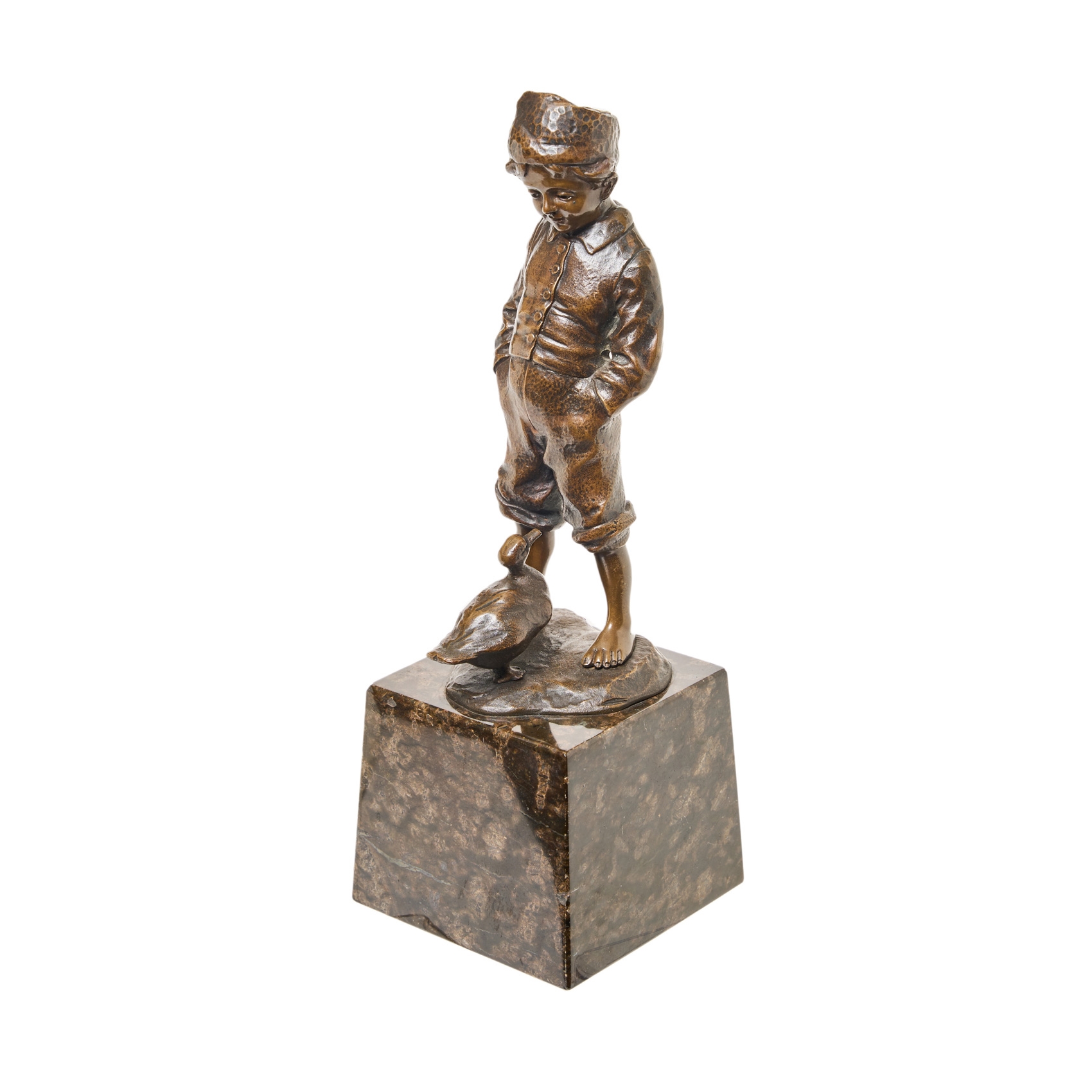 Julius Paul Schmidt-Felling | Niño con pato | MutualArt