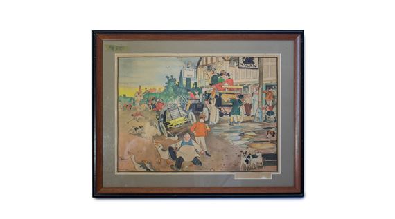 Stuart Travis | At the Black Swan (Circa 1901) | MutualArt
