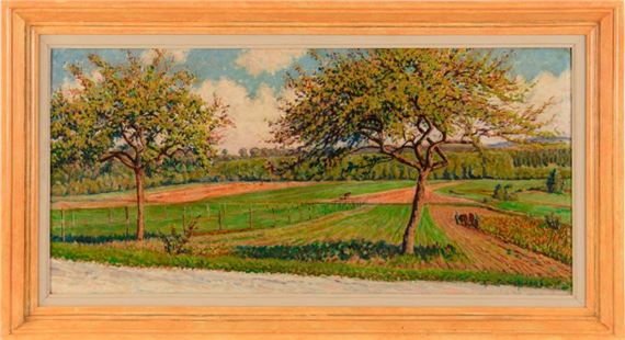 Gustave Cariot | Paysage de campagne (1946) | MutualArt