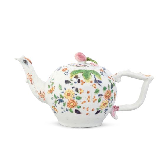 Longton Hall Porcelain Factory | An early Longton Hall teapot and cover ...