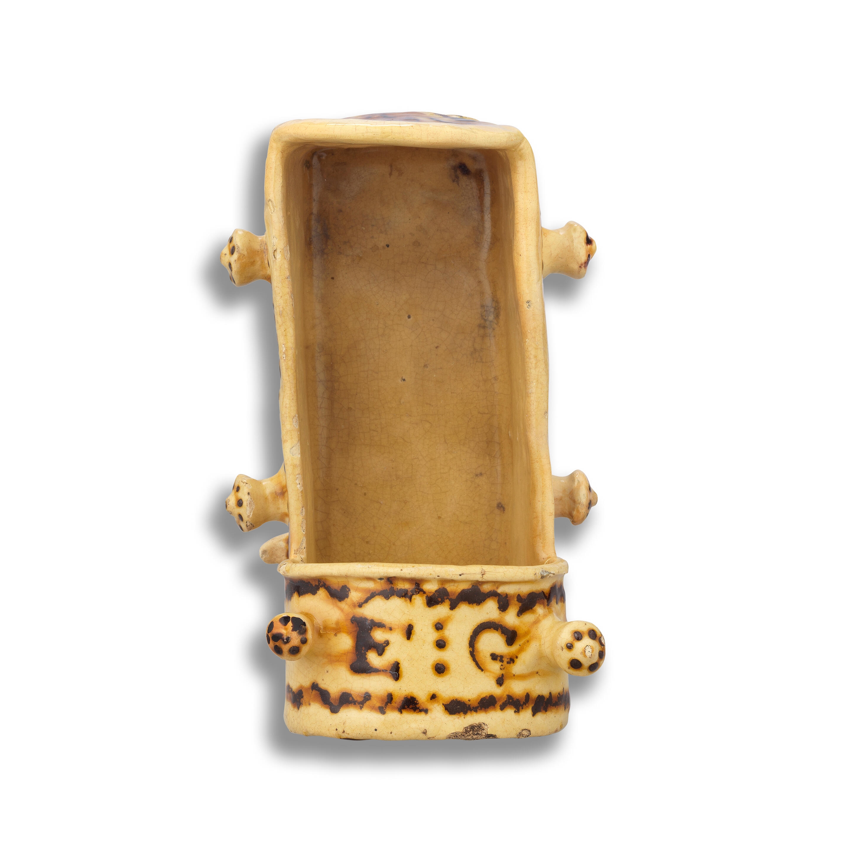 British School, 17th Century | A rare English slipware model of a ...