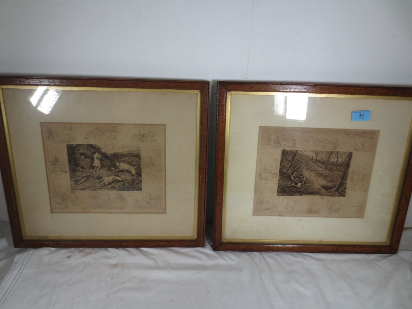 Frank Paton | A pair of hunting prints - Notice to Quit and Out of the ...