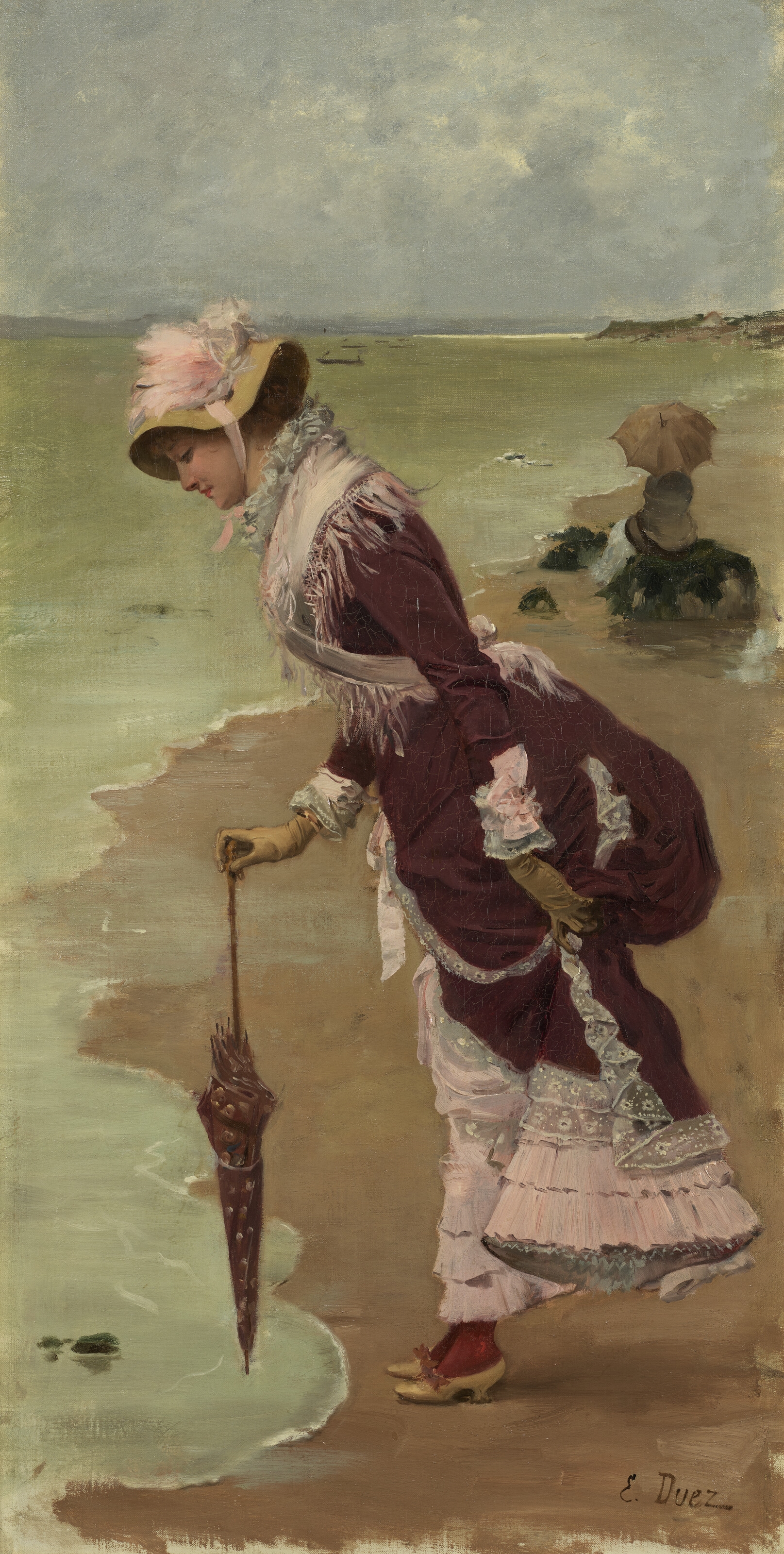 Ernest Ange Duez | Sur la plage | MutualArt