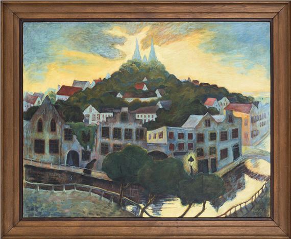 Leo Haas | View of Petrov in Brno | MutualArt