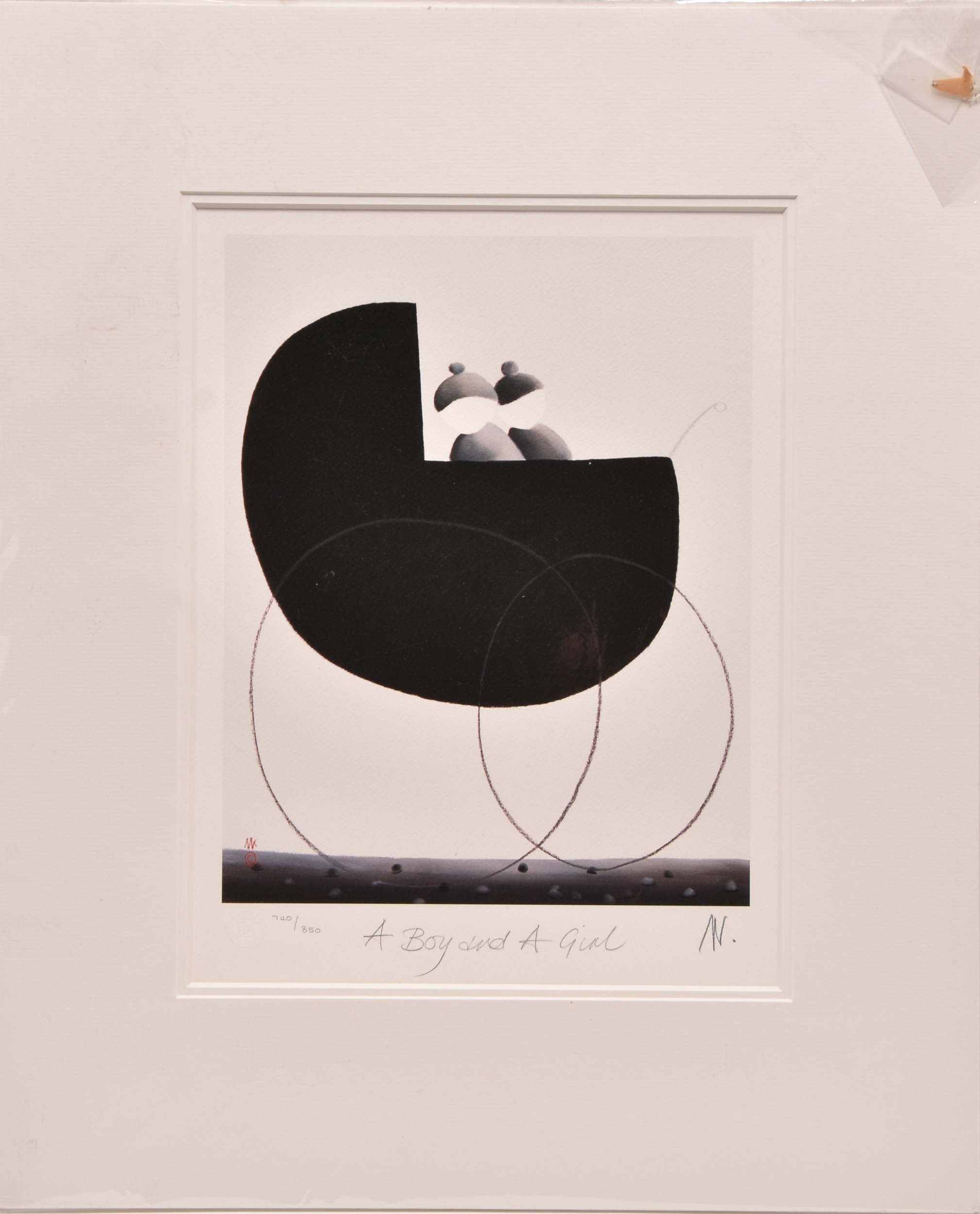 Mackenzie Thorpe | A Boy and A Girl | MutualArt