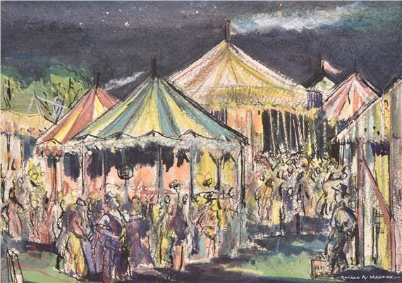 Ronald Maddox | Stevenage Fair, Herts | MutualArt