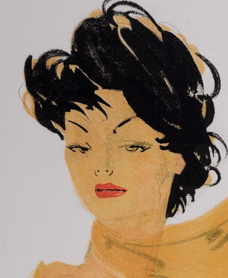 Jean-Gabriel Domergue | La Parisienne: Gigi (1956) | MutualArt