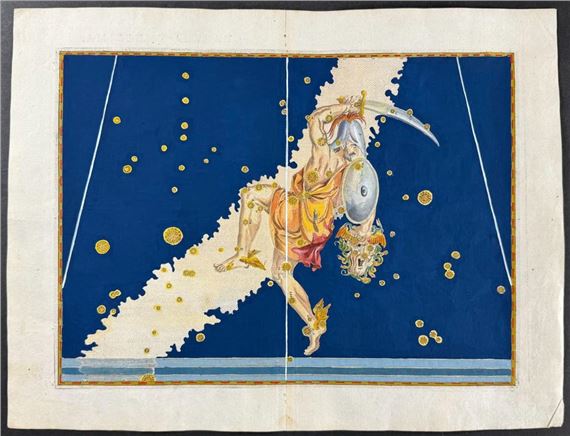 Alexander Mair | Constellation Chart: Perseus with the head of Medusa ...