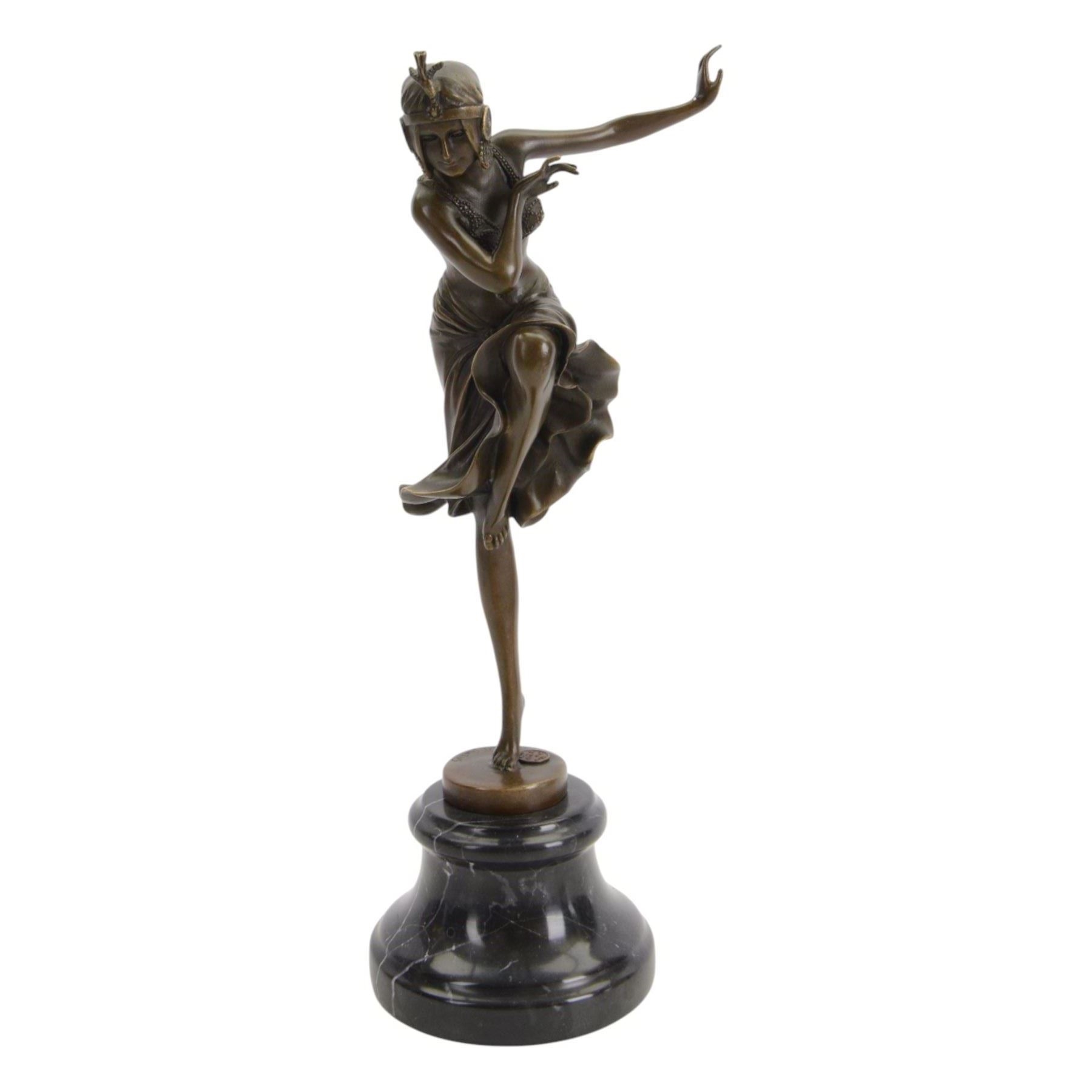 Demétre H. Chiparus | dancing flapper girl | MutualArt