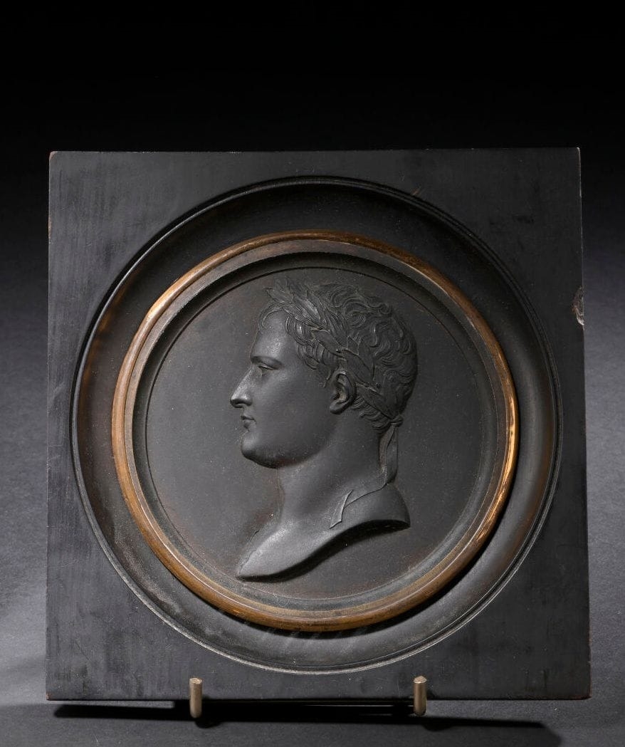 Jean-Bertrand Andrieu | Portrait of Napoleon in profile | MutualArt