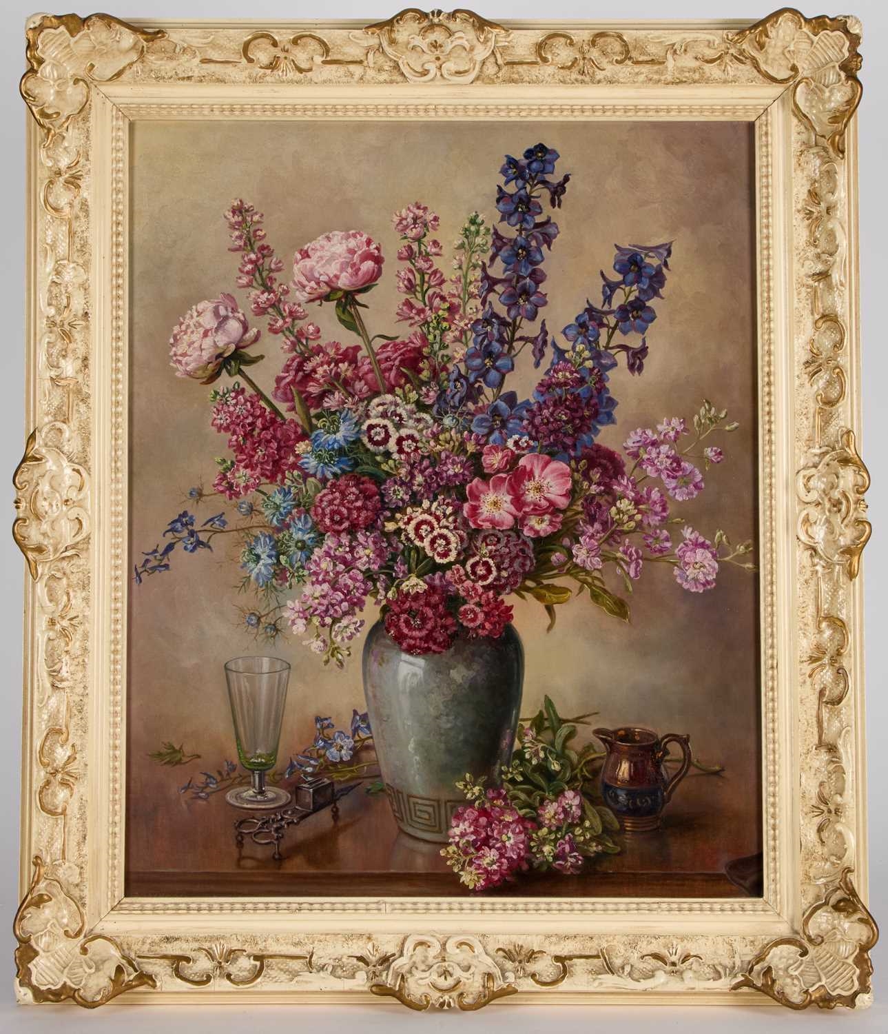Albert Edward Jackson | STILL LIFE OF FLOWERS IN A VASE | MutualArt