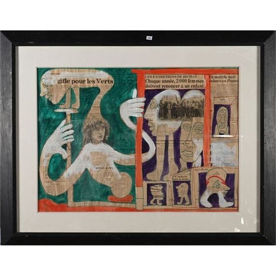 Yvon Taillandier | TAILLANDIER Yvon. (1926-2018). The Slap for the ...