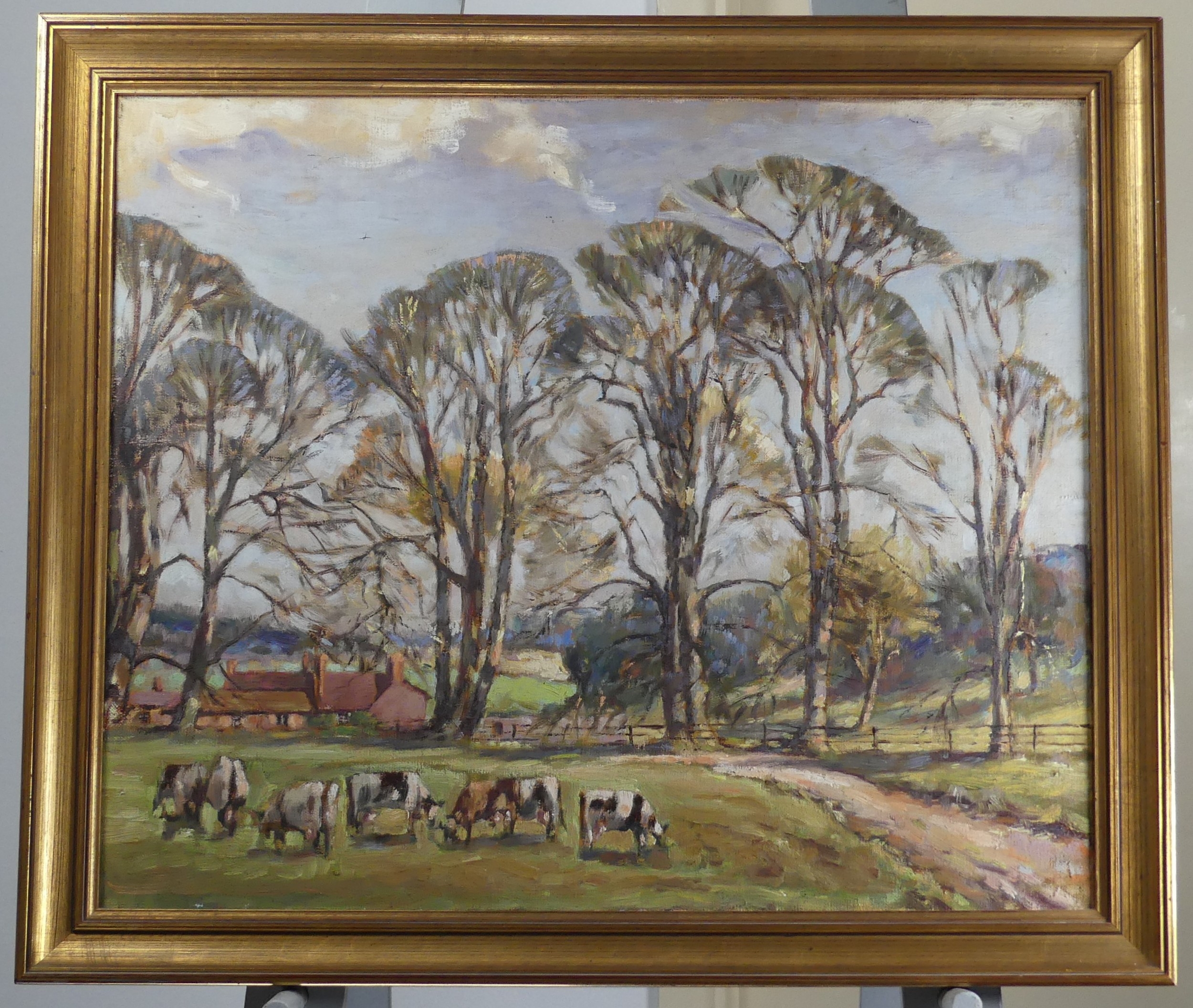 Joseph Frederick Percy Rendall | Farmstead with cattle | MutualArt