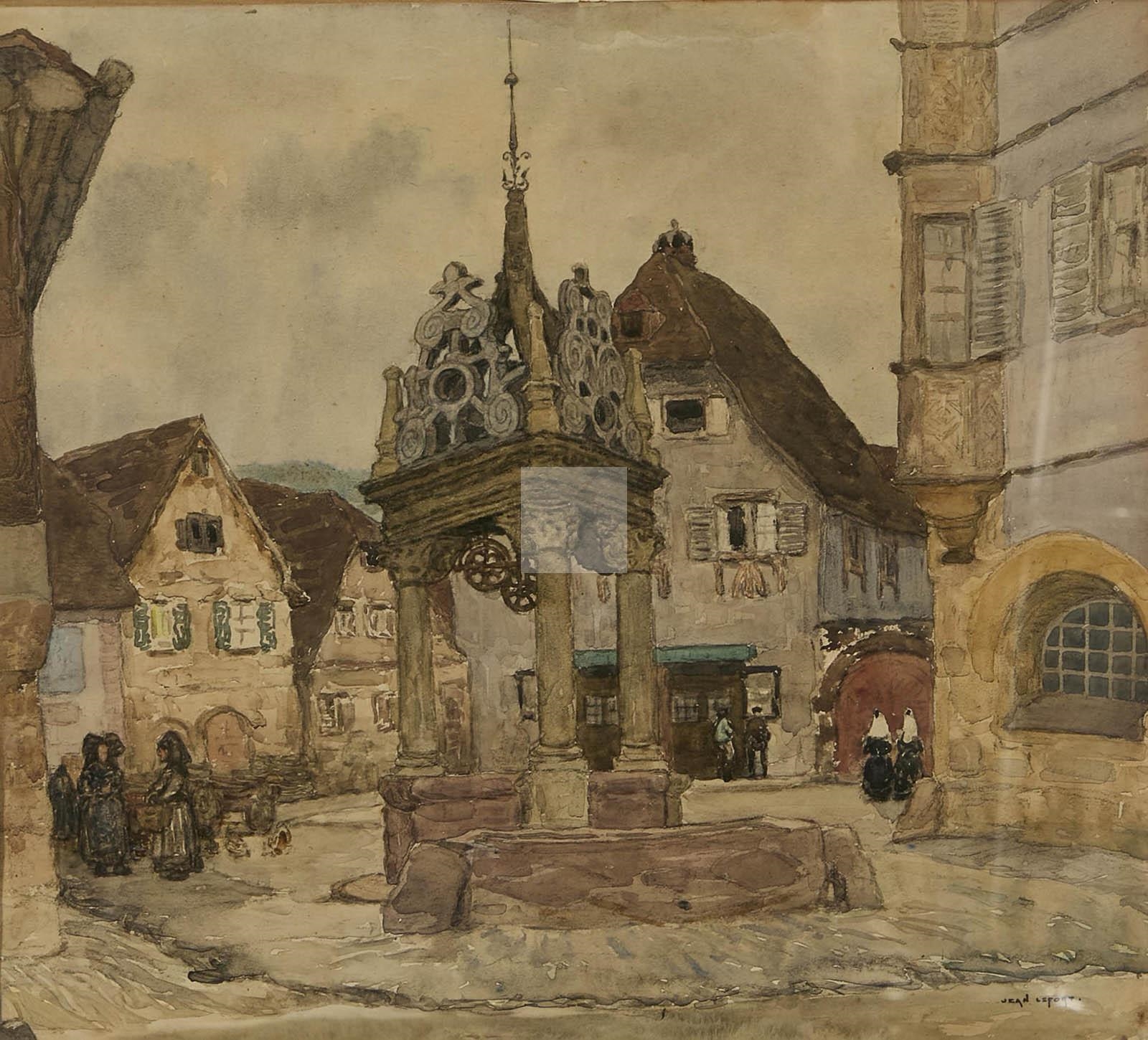 Jean-Louis Lefort | Village alsacien | MutualArt