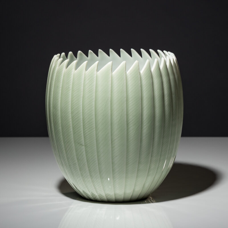 Cliff Lee | Cliff Lee (American, b. 1951) Fluted Celadon bowl, 1995 ...
