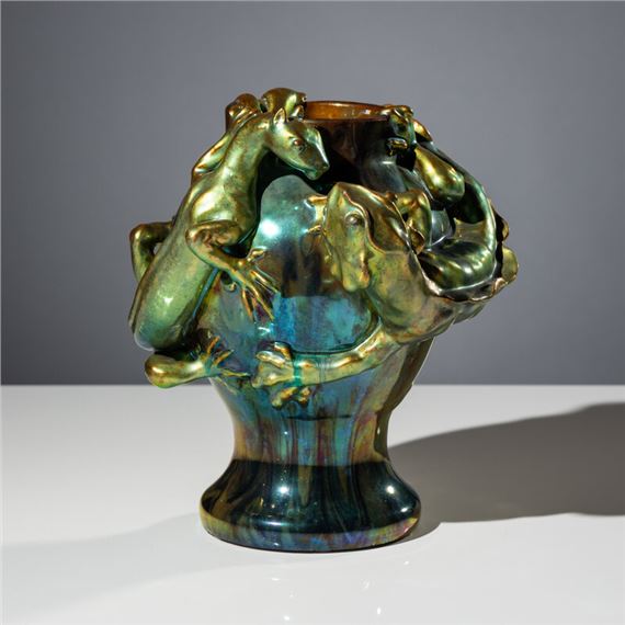 Zsolnay Ceramic Factory | Rare vase (1904) | MutualArt