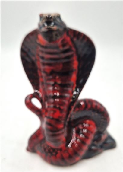 Anita Harris | MODEL OF A COBRA THE VENEMOUS SNAKE | MutualArt