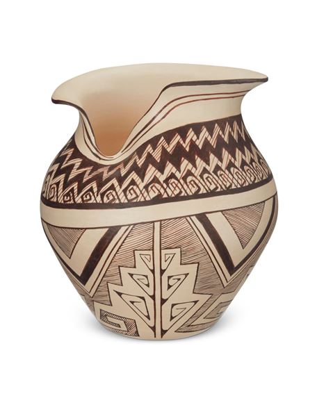 Delaine Tootsie Chee | A shaped rim pottery jar (Early 21st Century ...