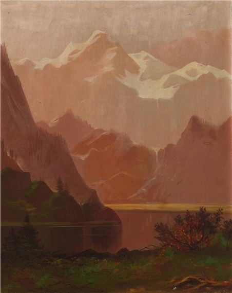 Edwin Deakin | Mountain lake (1838 - 1923) | MutualArt