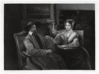 Andrew Geddes | Dry Reading (1853) | MutualArt