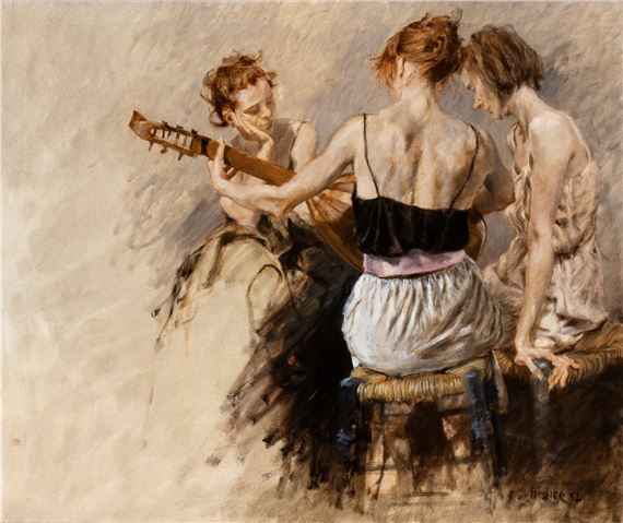 Carl Timner | The concert (1952) | MutualArt