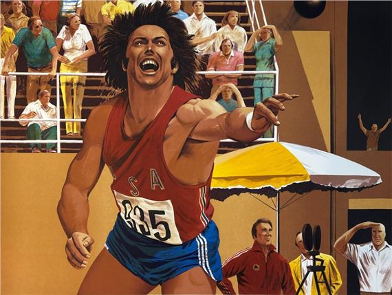 William Nelson | Shot Put: Bruce Jenner | MutualArt