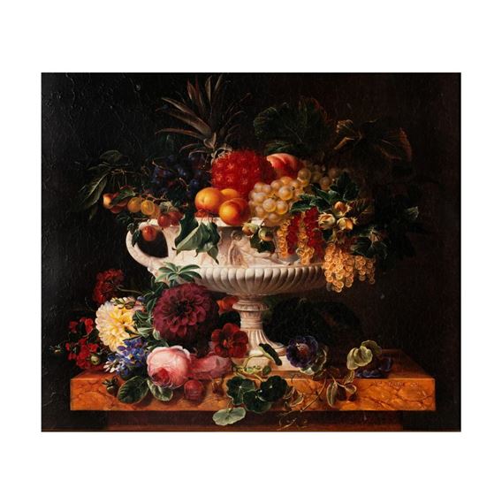Johan Laurentz Jensen | Still Life with Fruit (1838) | MutualArt