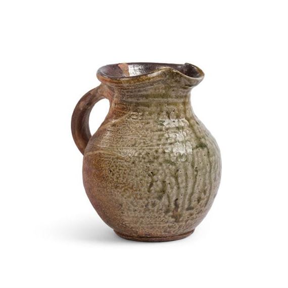 Anne Kjaersgaard | Shaded stoneware jug (Circa 1960) | MutualArt