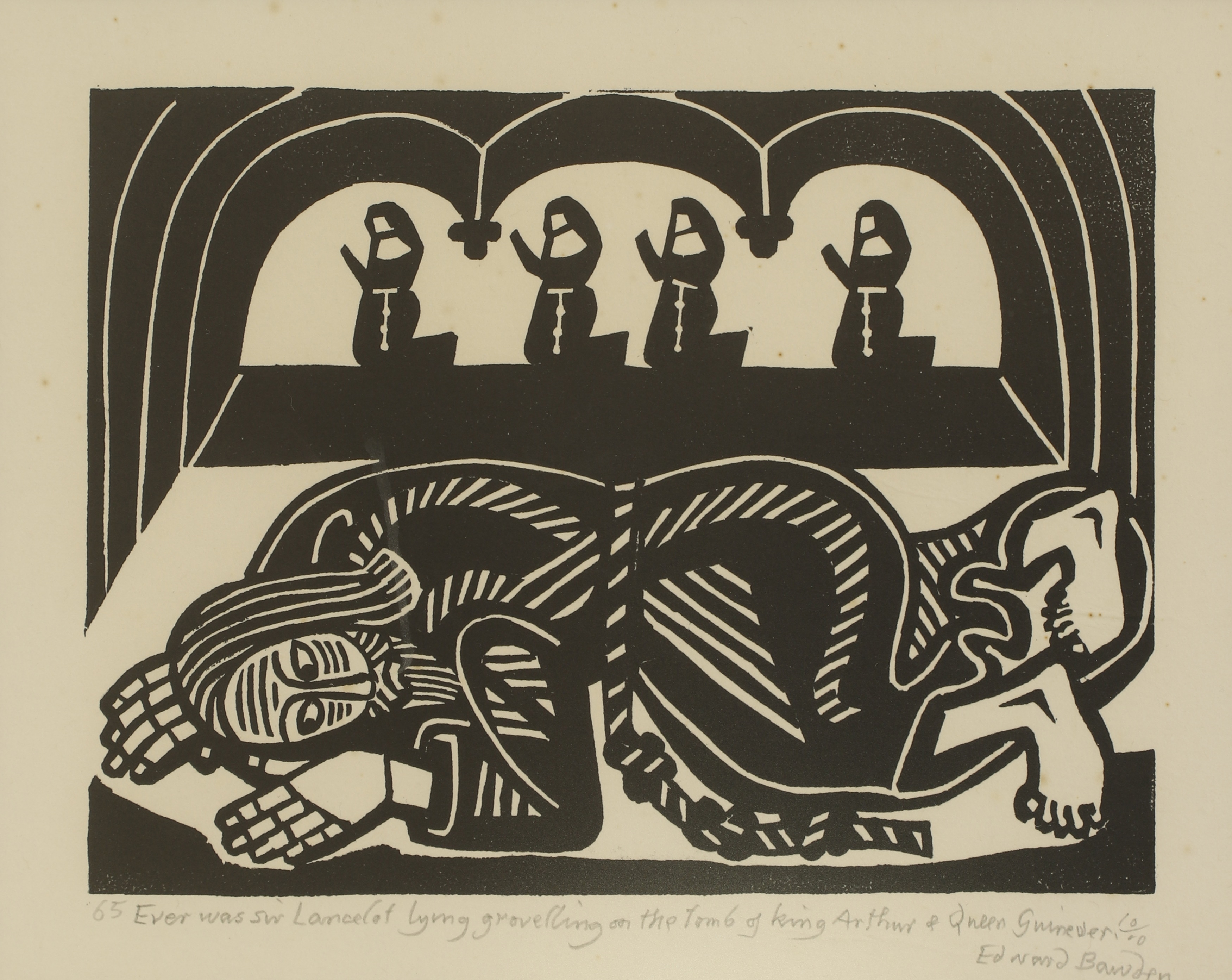 Bawden Edward | Ever was Sir Lancelot Lying Grovelling on the Tomb of ...