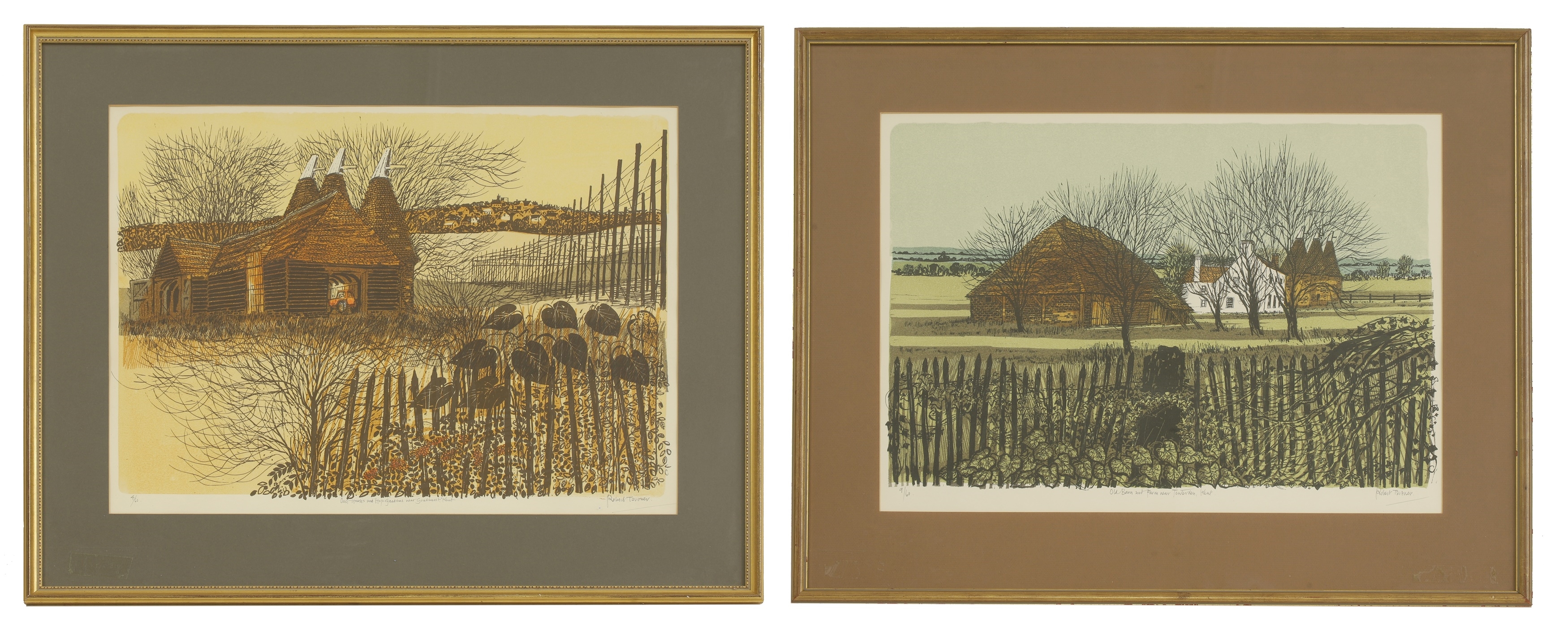 Robert Tavener | Old Barn and Farm near Tenterden, Kent | MutualArt