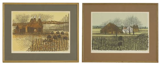 Robert Tavener | Old Barn and Farm near Tenterden, Kent | MutualArt