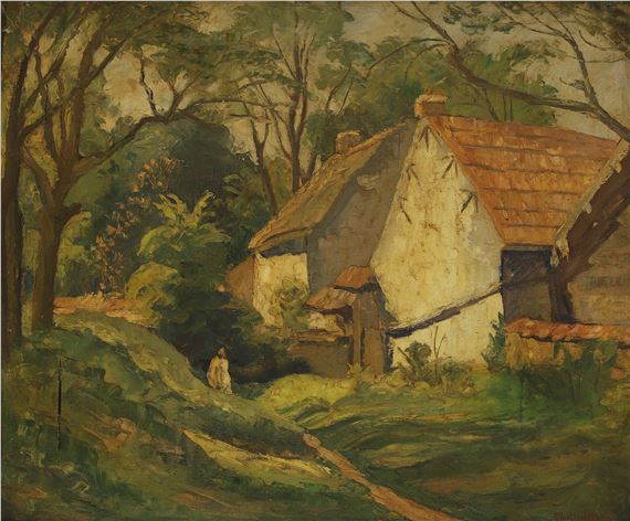White Ethelbert | Farm buildings in a wooded landscape | Compare ...