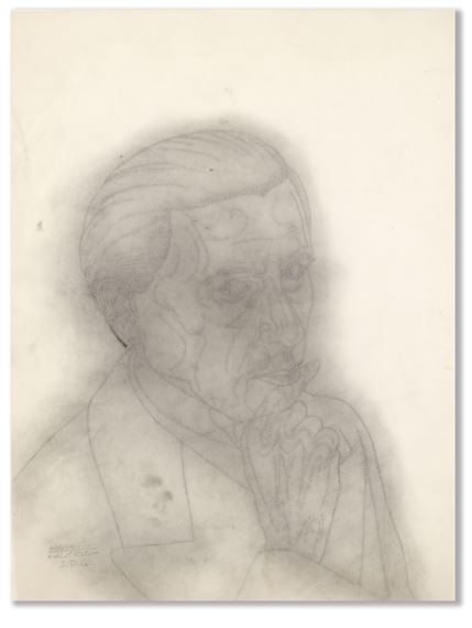 Cagnaccio di San Pietro | Studio per autoritratto (1930s) | MutualArt