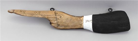 June Noll | Carving of Pointing Hand (20th Century) | MutualArt