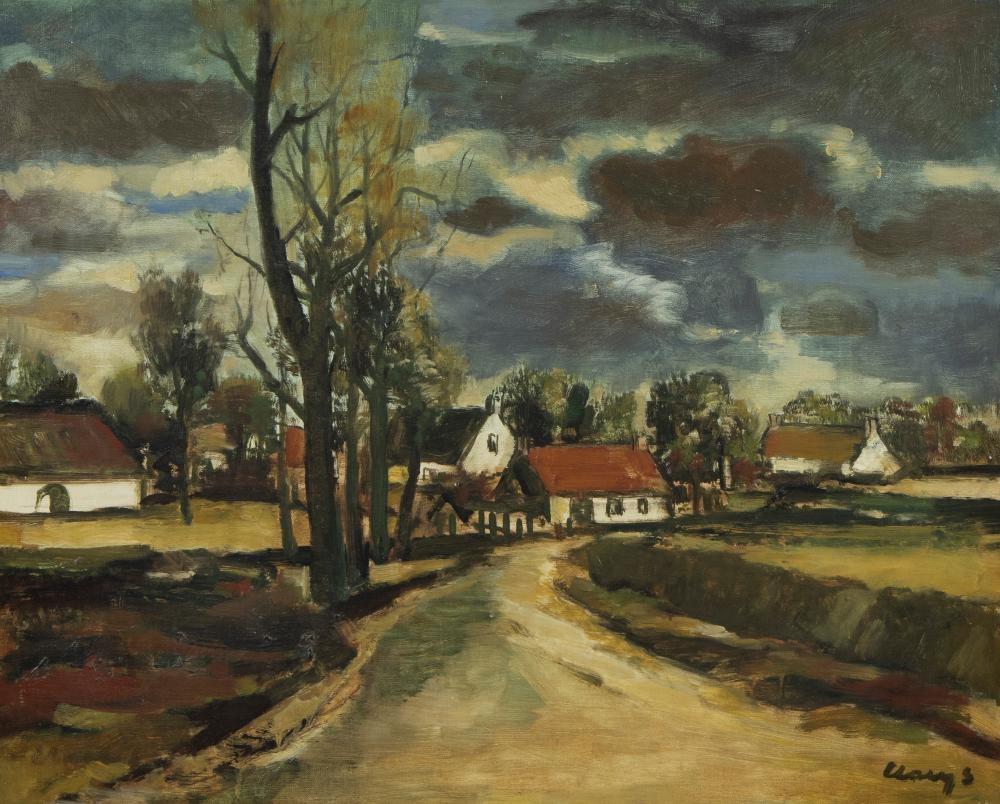 Albert Claeys | Landscape with farm | MutualArt