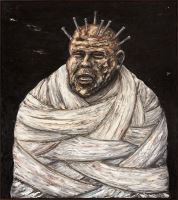 Peter Booth | PAINTING (DEVIL AND LAUGHING MAN) 1981 | MutualArt