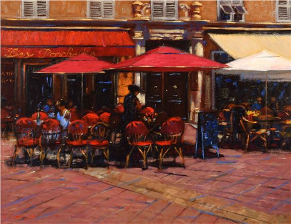 John Mackie | Café Shapes, Nice (2004) | MutualArt