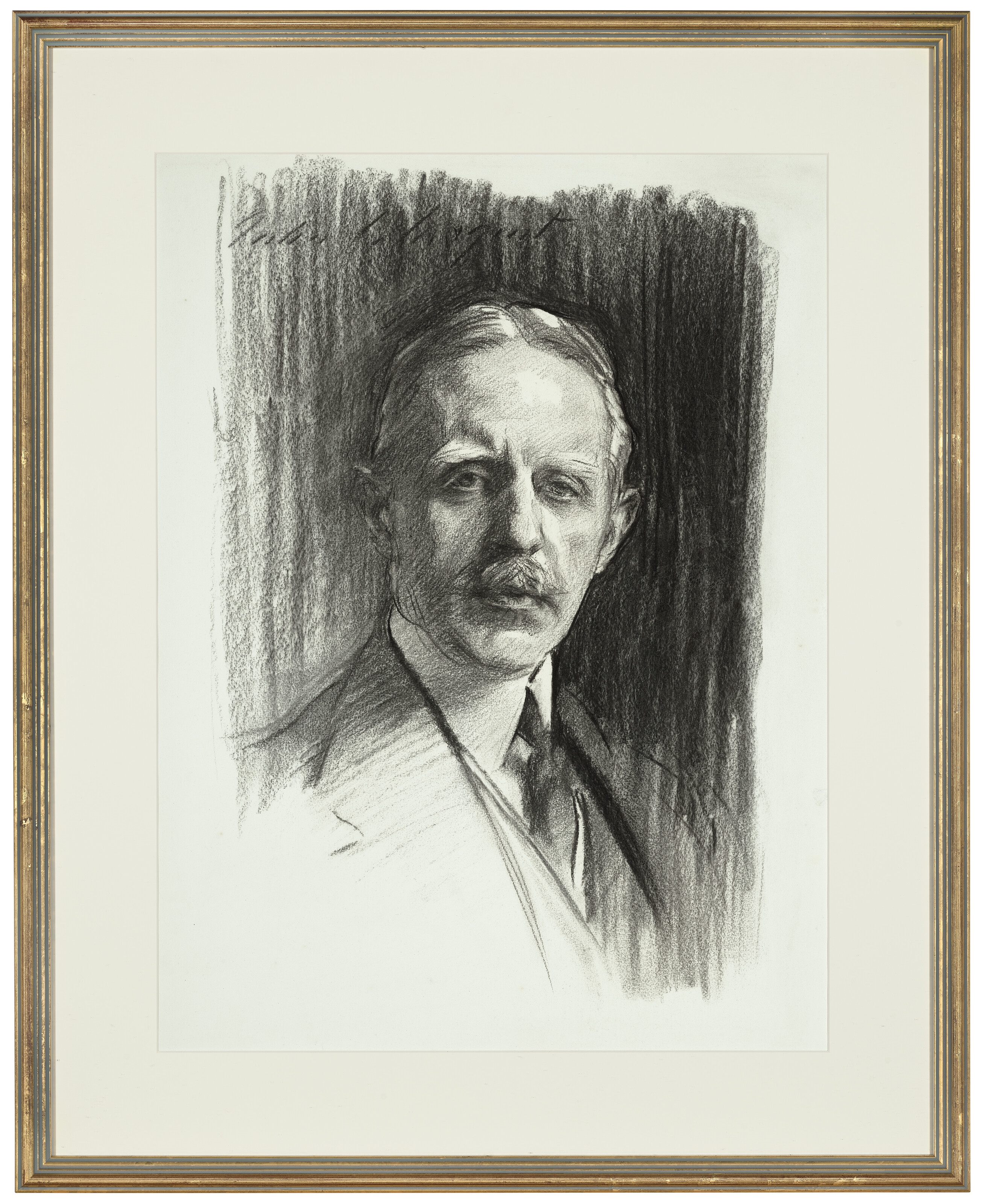 John Singer Sargent | Portrait of Frederick Huth Jackson (-1921), bust ...
