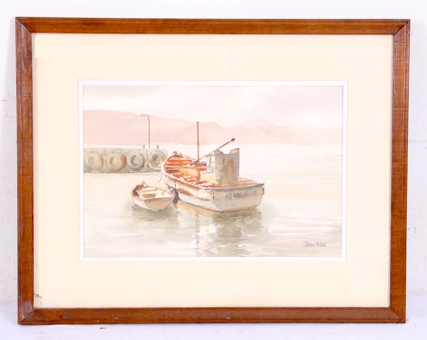 Peter Mills | DOCKED BOAT | MutualArt