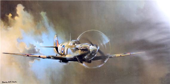 Barrie A.F. Clark | VICKERS SUPERMARINE SPITFIRE MK V B OF 243 SQUADRON ...