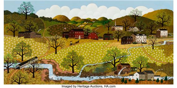 Charles Wysocki | Farmland | MutualArt