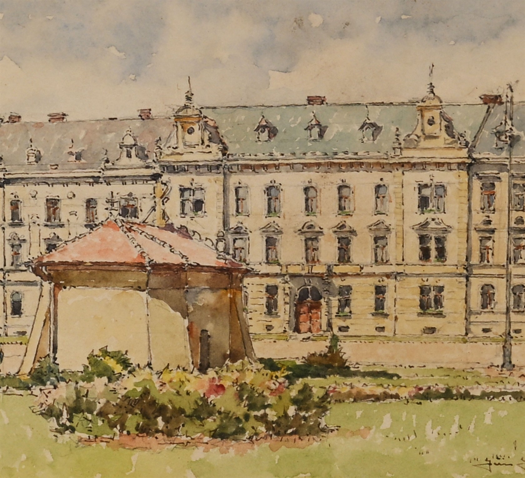 Jiří Heřman | Pohled na zámek | MutualArt