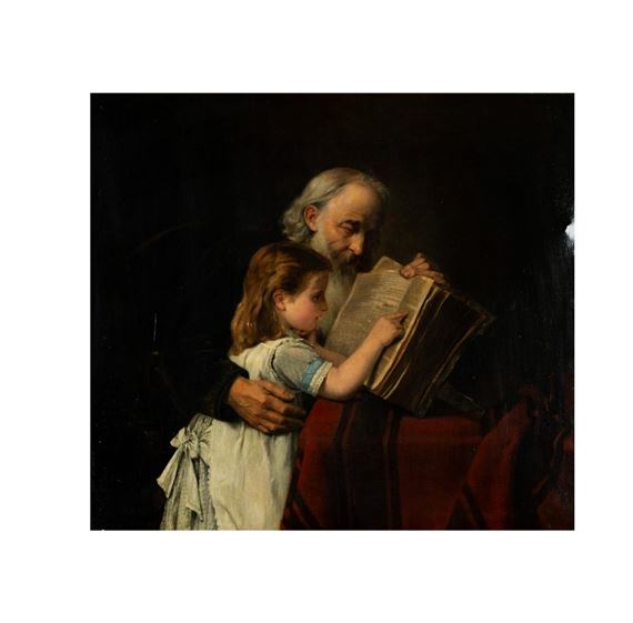 Unknown | The Reading Lesson | MutualArt