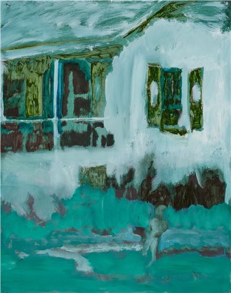 Peter Doig | Study for Camp Forestia I (1996) | MutualArt