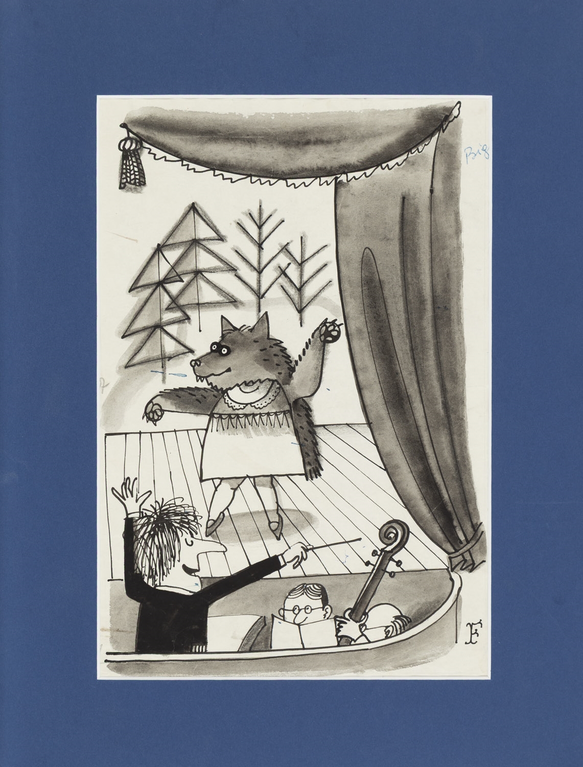 Jerzy Flisak | Theater scene | MutualArt