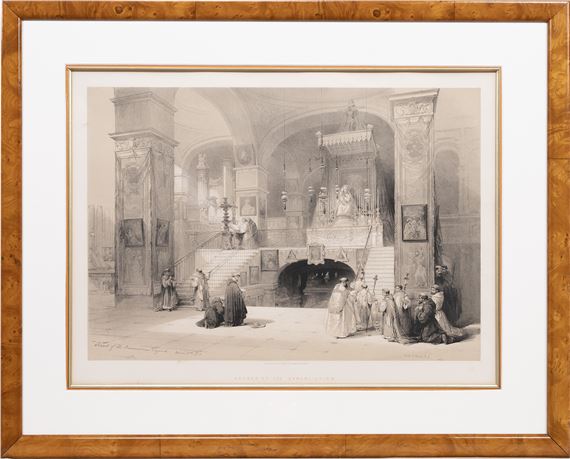 Louis Haghe | CHURCH OF THE ANNUNCIATION, AFTER DAVID ROBERTS RA (1844 ...